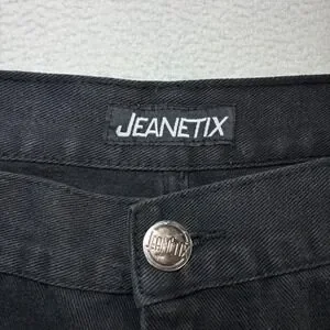 Jeanetix | Shorts | Y2k Jeanetix Baggy Jorts Men 4x3 Black Gray ...